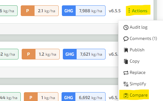 How To Compare Differences Between Analyses Using The Compare Tool