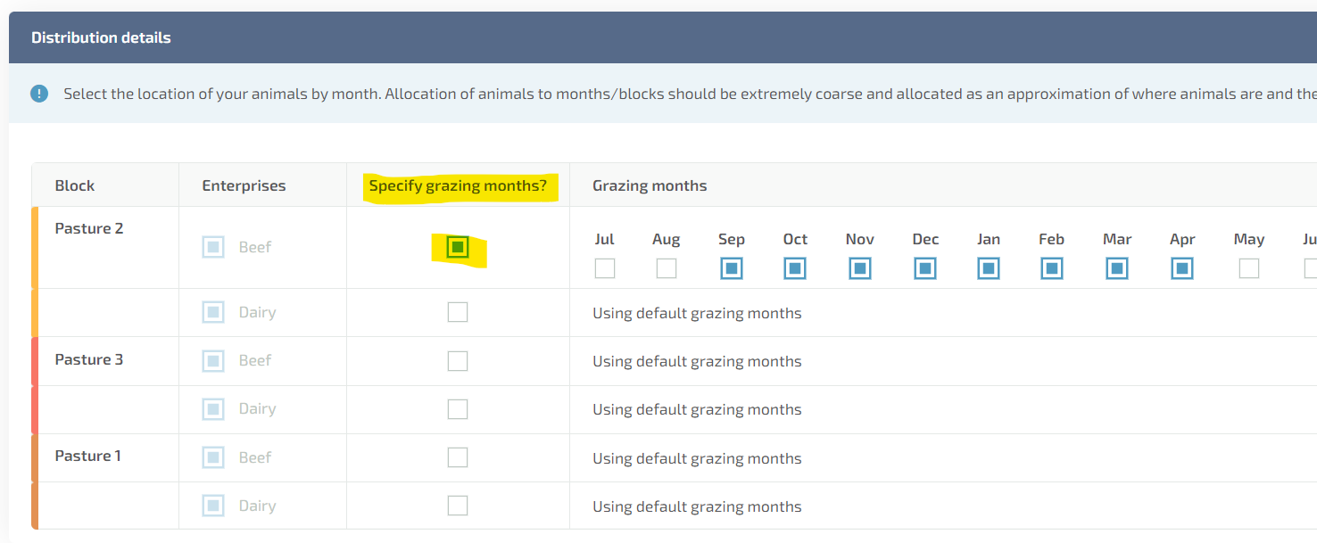How to define animal distribution – Overseer Knowledge base