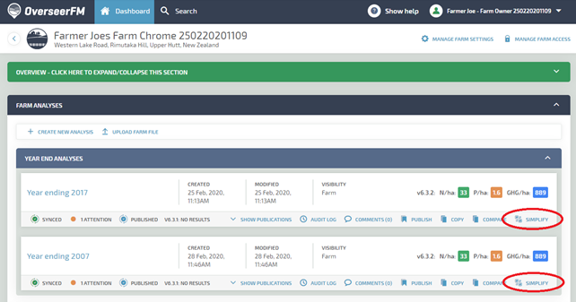 The Simplify Tool - how to simplify an analysis by merging like blocks – Overseer Knowledge base